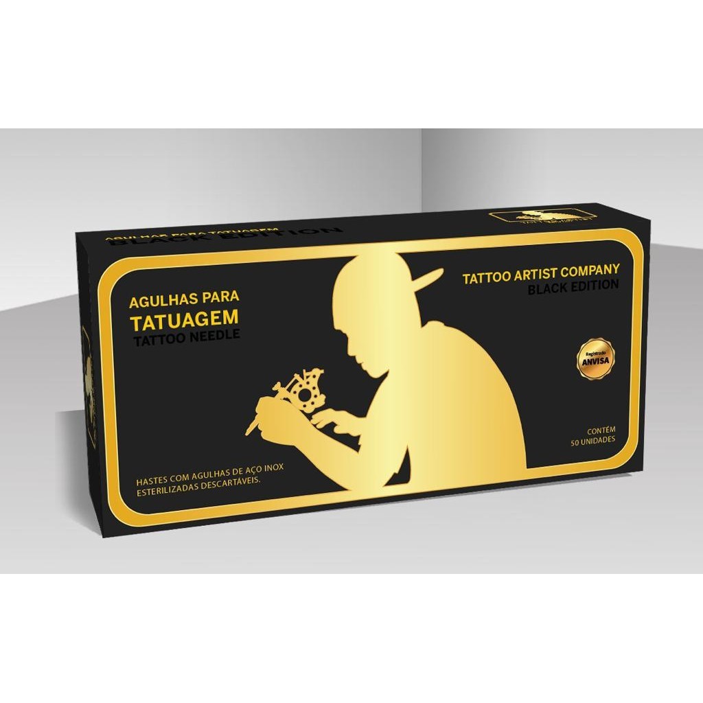 Agulhas 1205RL Smart Tattoo Black Edition Traço | Shopee Brasil
