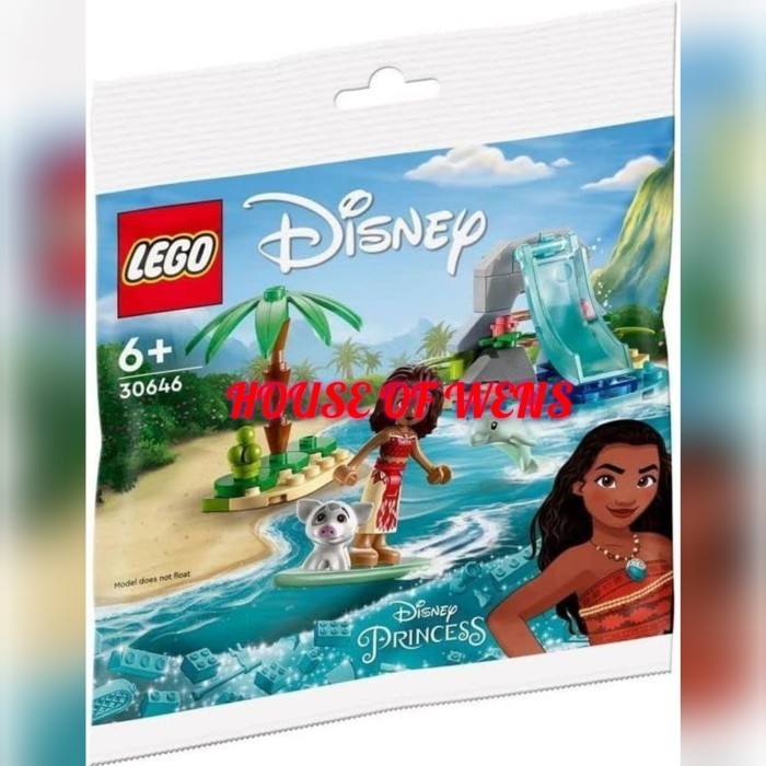 Lego 30646 DISNEY MOANA'S DOLPHIN CAVE 6 + 47pcs ORIGINAL | Shopee Brasil