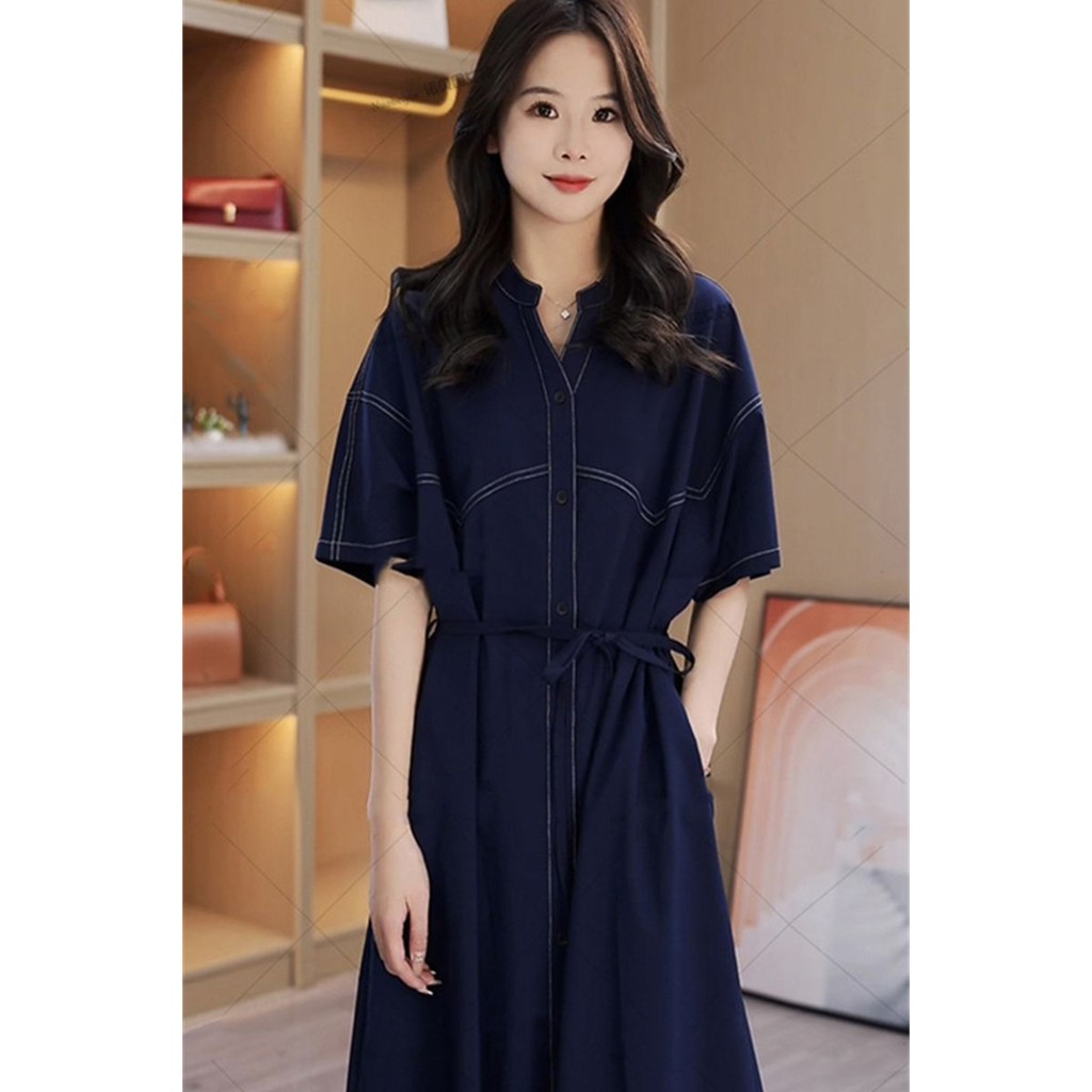 Simples estilo coreano saia de comprimento médio 2025 moda Popular ...