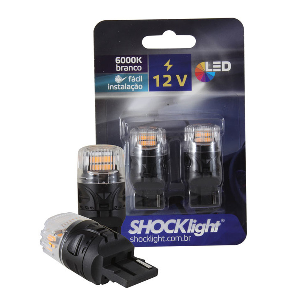 Lâmpada LED T25 - 16 LEDs 2835/4216 2 Polos 12V - Shocklight | Shopee ...