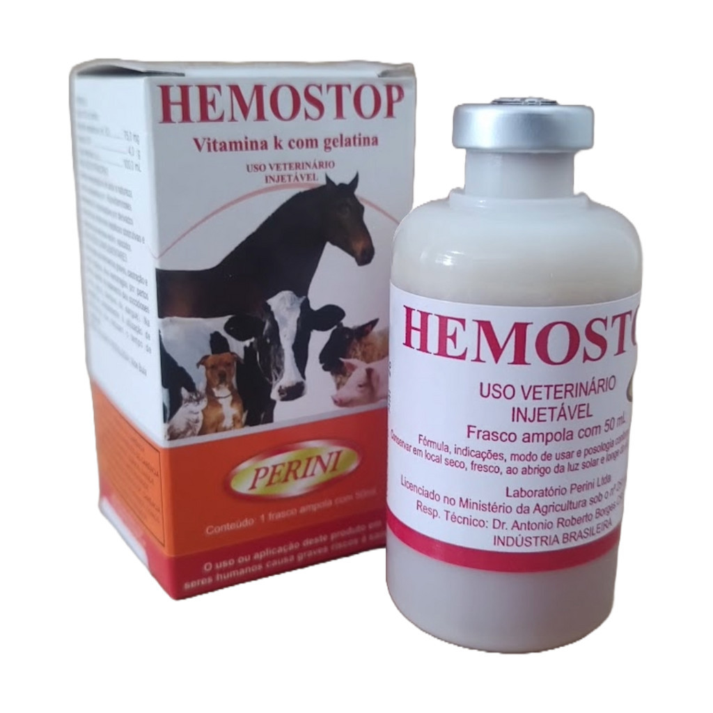 Hemostop - Vitamina k - Perini - 50 mL | Shopee Brasil