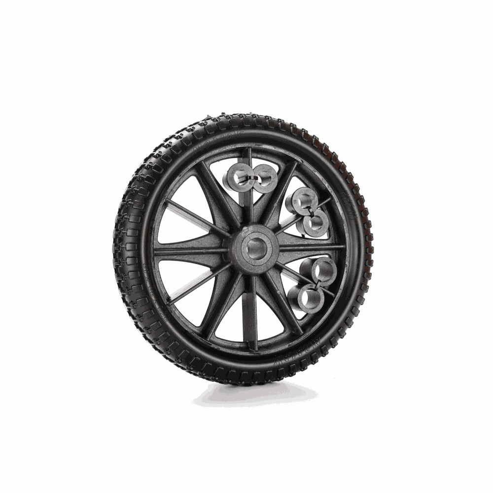 PNEU EM P.U MACIÇO RD05-BE BUCHA 25 MM | Shopee Brasil