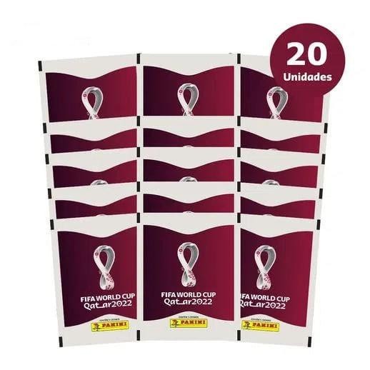 Fifa World Cup Qatar 2022 Blister Cartela com 20 Unidades - Panini ...