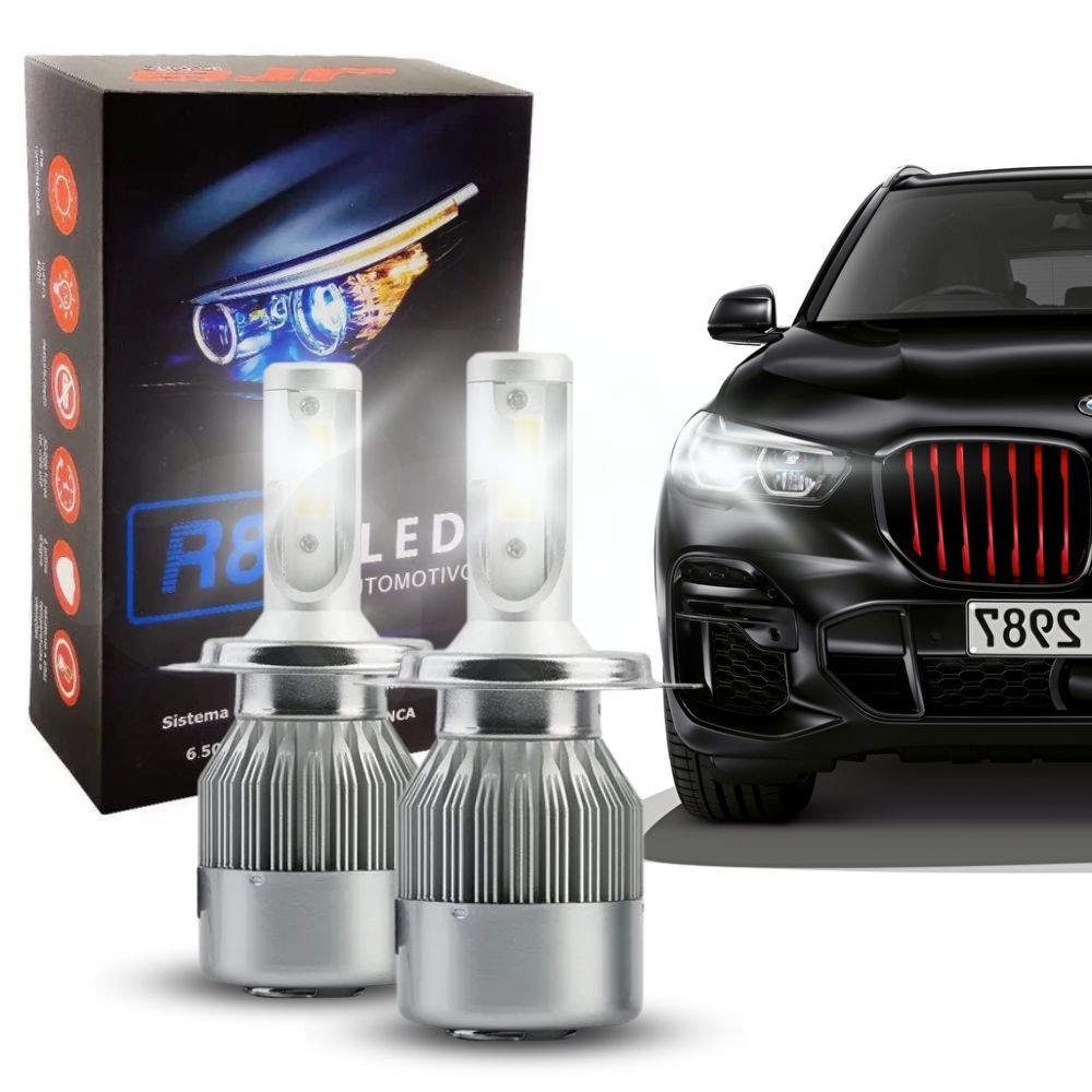 Lampada Led R8 Headlight H3 6500k | Shopee Brasil