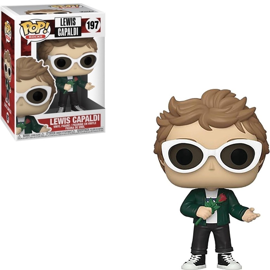 Funko Pop Lewis Capaldi 197 Pop Rocks Lewis Capaldi | Shopee Brasil