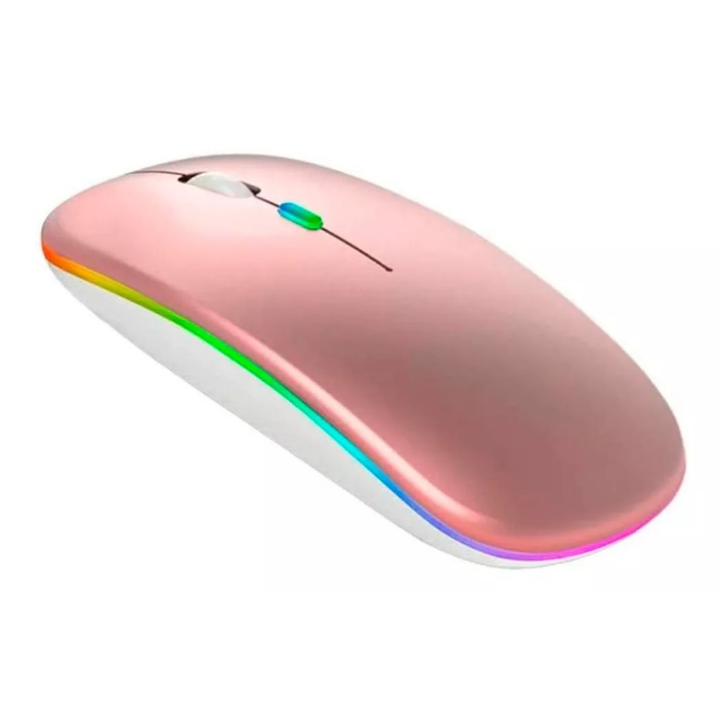 Mouse Sem Fio Recarregável Wireless Led Rgb Ergonômico Novo | Shopee Brasil