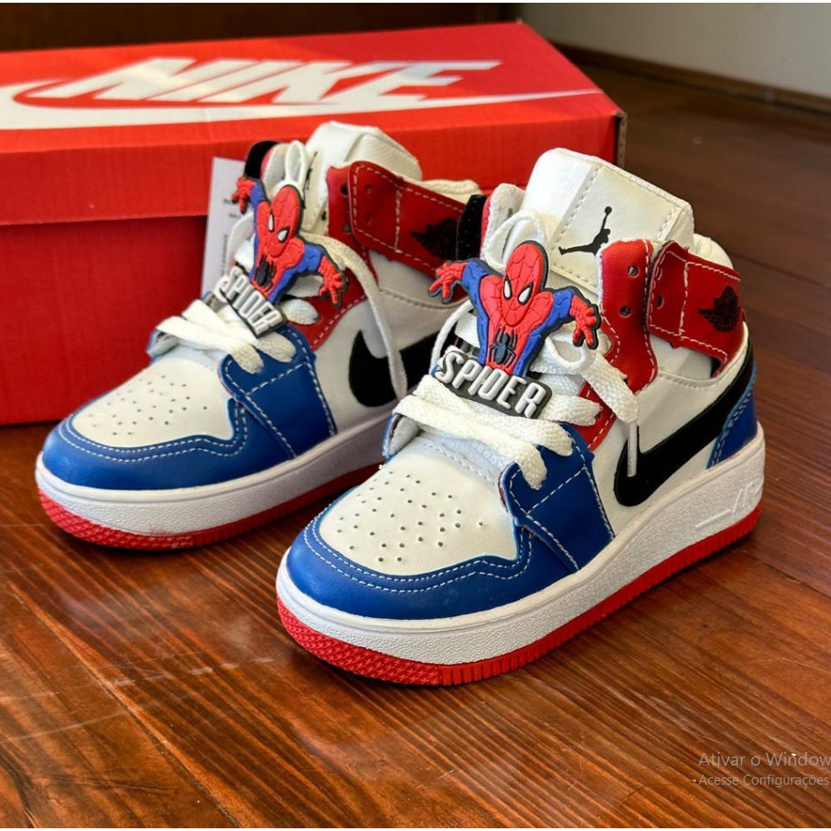 Tenis Nike Air Jordan Infantil Bebê Personagem Minnie Rosa/Roxo Mário ...