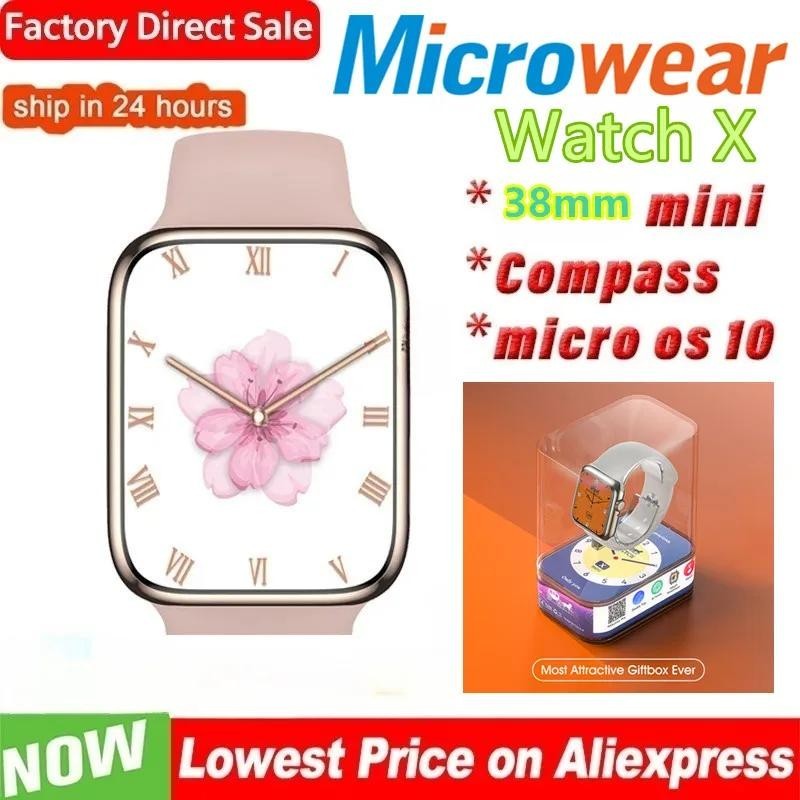 Microwear WatchX Mini Relógio Smartwatch 38mm Mulher 1.38 Polegadas ...