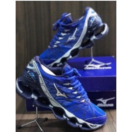 Tenis Mizuno Pro 8 azul royal Refletivel Masculino | Shopee Brasil