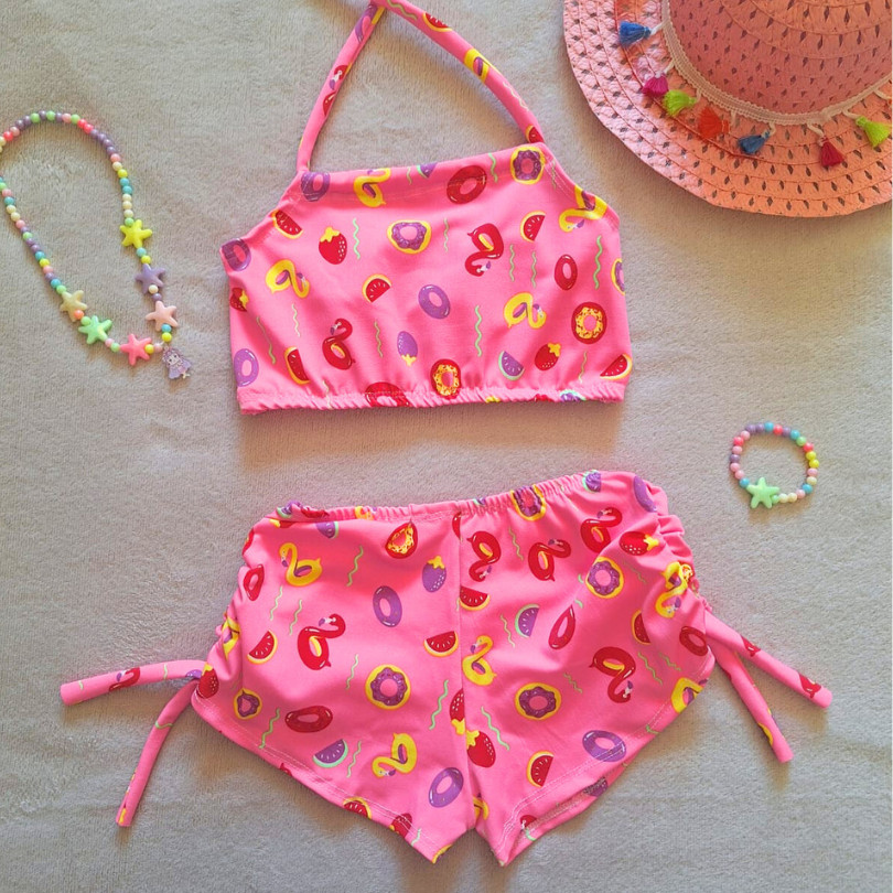 Biquini SUNSET Infantil Menina Roupa de Praia e Roupa de Piscina e ...