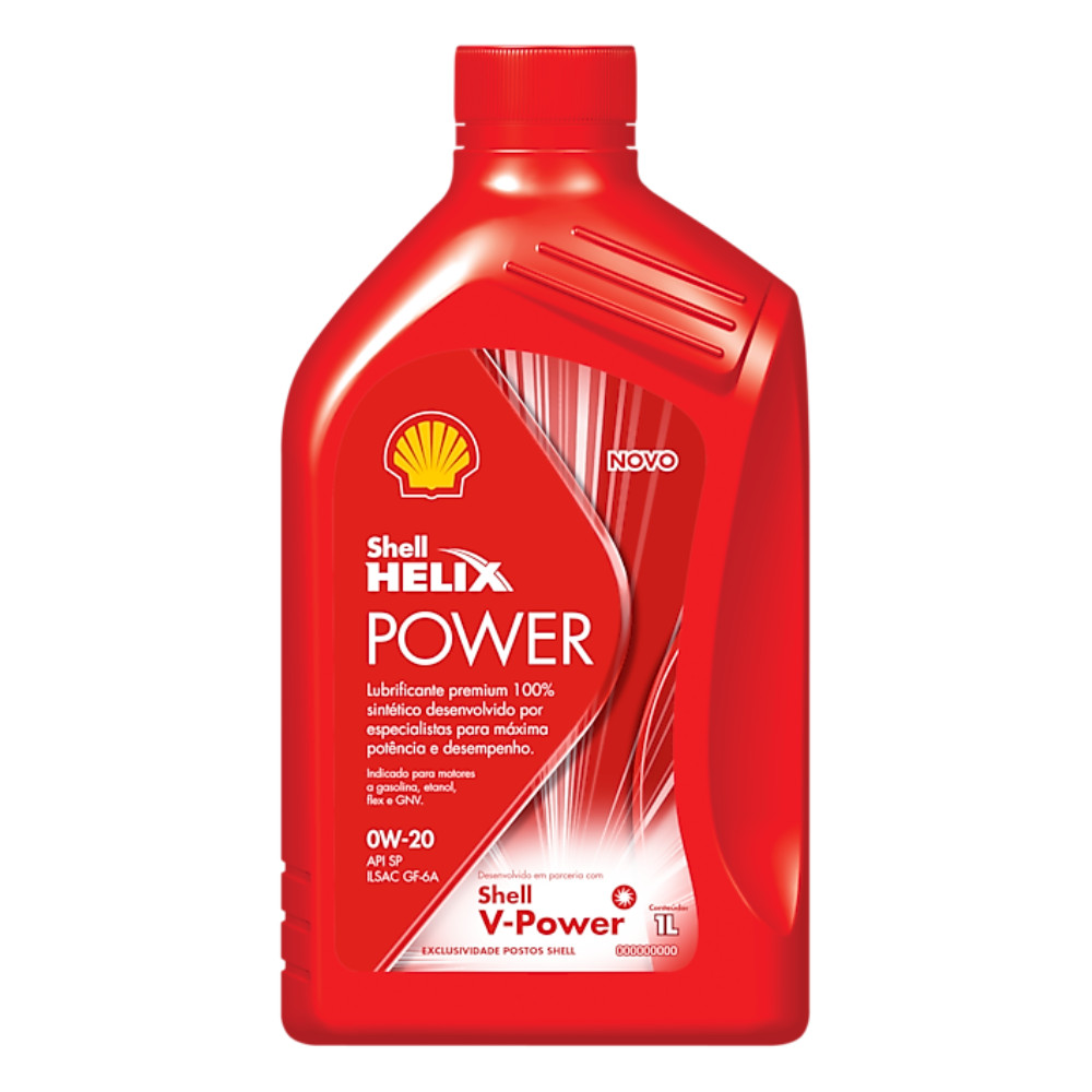 Óleo de Motor Shell Helix Power V Sintético 0W-20 API SP 1L | Shopee Brasil