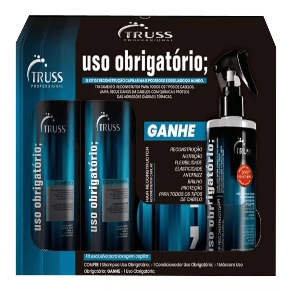 Kit Truss Uso Obrigatorio Completo (4 Produtos) | Shopee Brasil