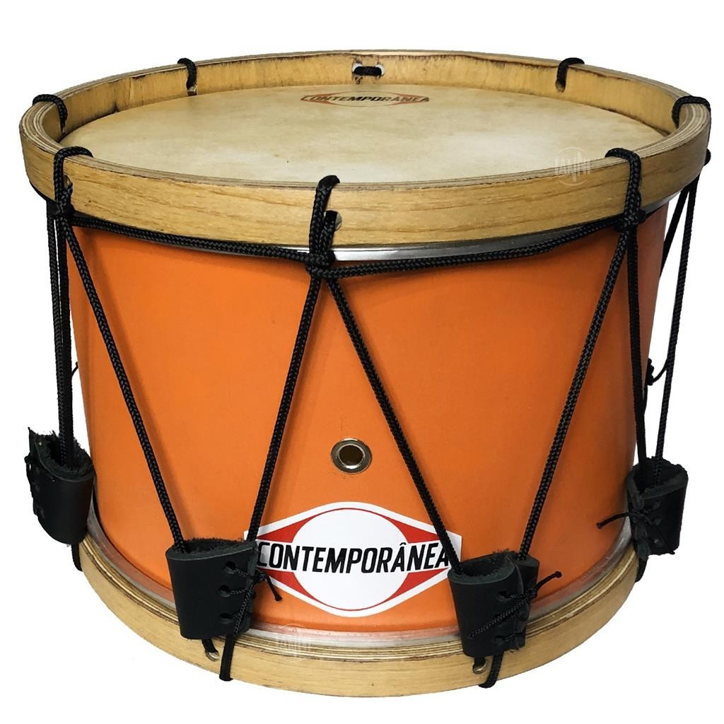 Contemporânea Tambor de Alfaia 12 X 20 Cm Couro (42tbmd) | Shopee Brasil