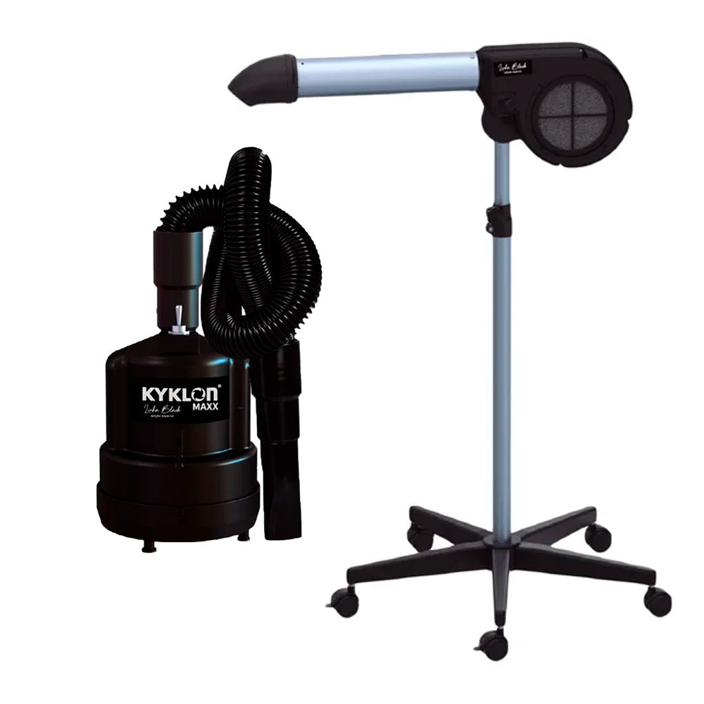 Secador Pet 220v e Soprador Maxx 220v Kit Kyklon Preto Petshop Caes e ...