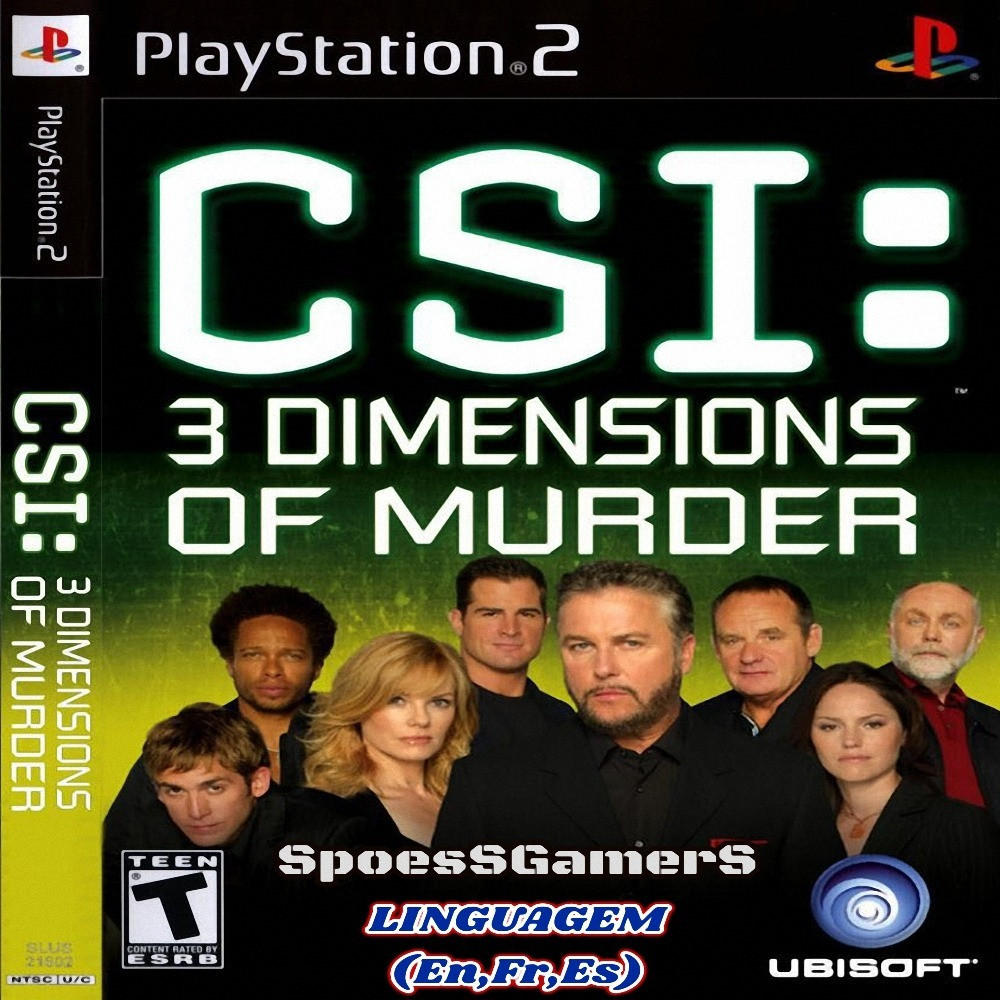 Csi Crime Scene Investigation 3 Dimensions Of Mur Ps2 Patch | Shopee Brasil