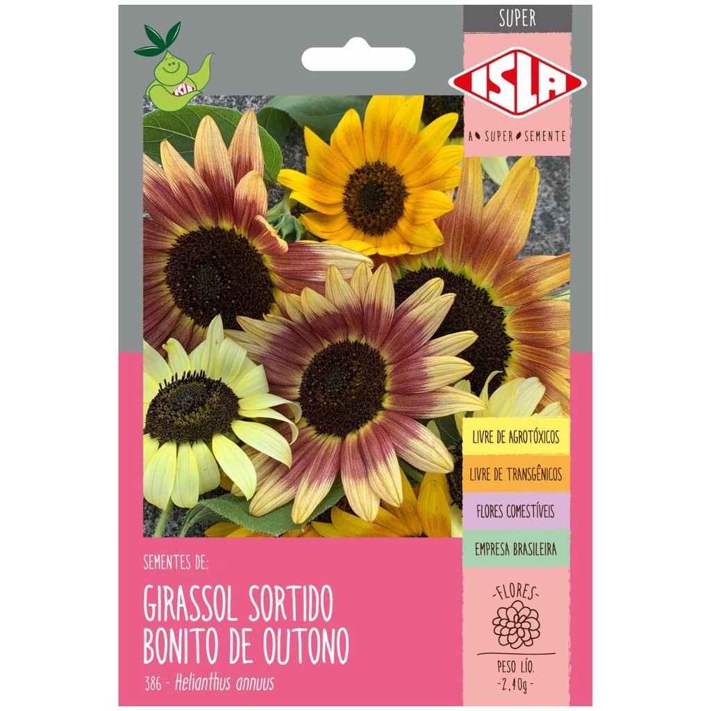 Sementes de Girassol Bonito de Outono (Sortido) SUPER ISLA | Shopee Brasil