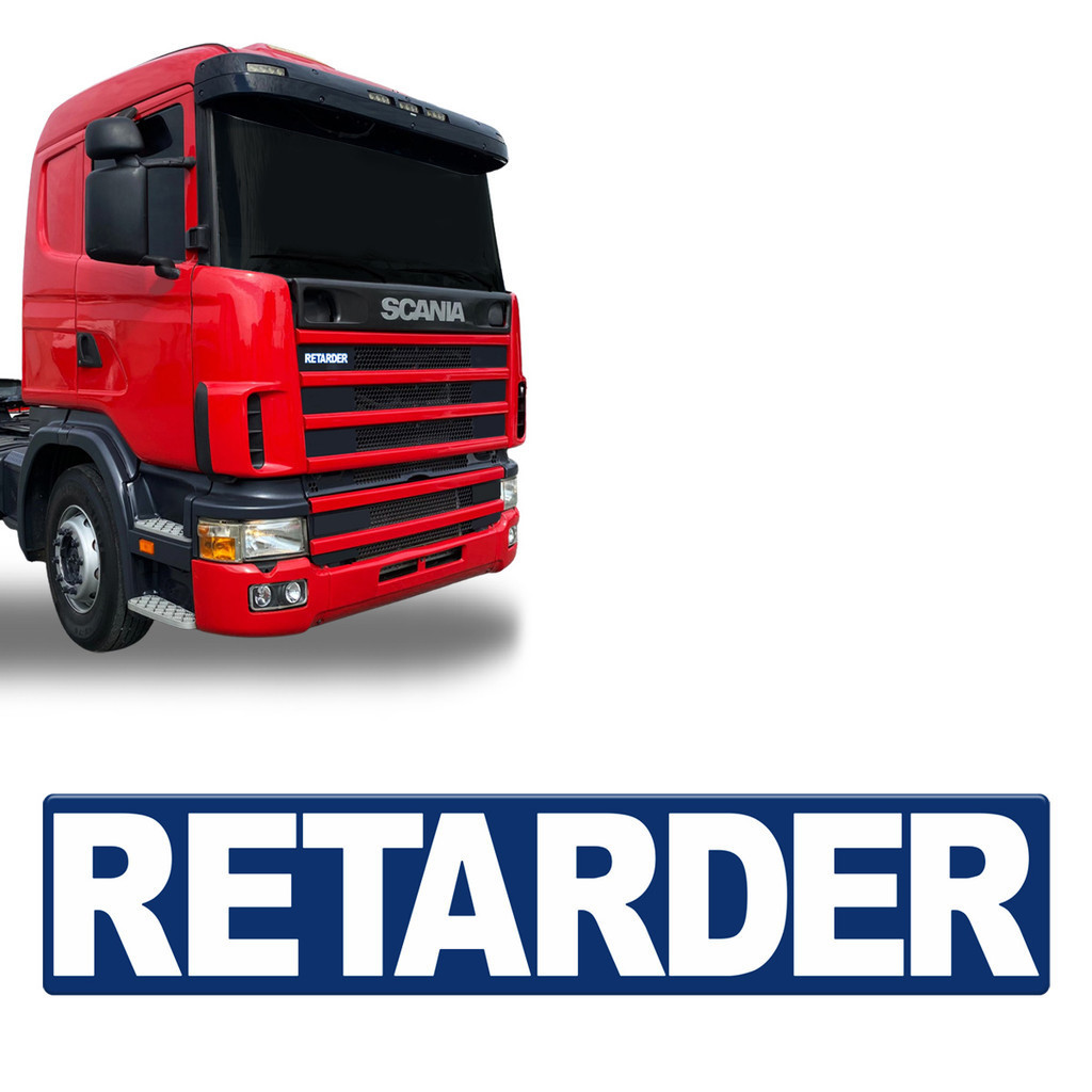 Adesivo Retarder Scania R400 Frontal Resinado Unitário Genérico ...