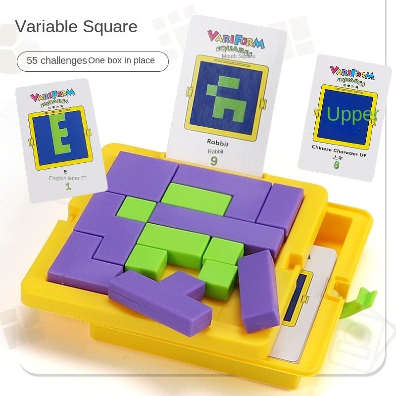 Crianças Tetris Geometric Shape Matching Puzzle Puzzle Puzzle Puzzle ...