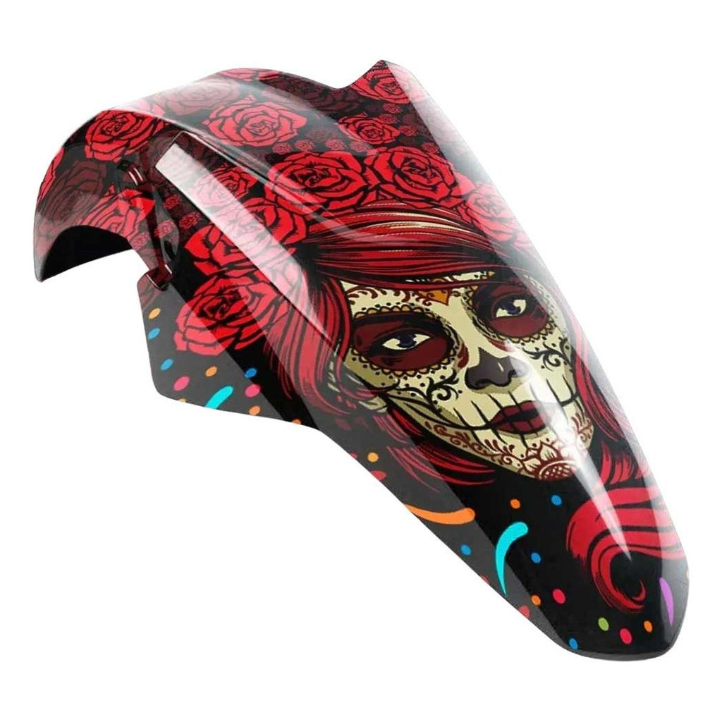Adesivo Paralamas Moto Sticker Gamer Para-lama Caveira Girl | Shopee Brasil