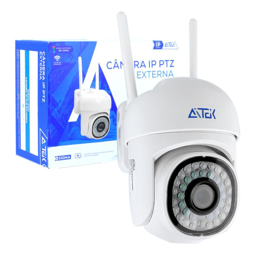 Câmera de Segurança Wi-Fi Externa com 16 Leds Full Color Colorida Auto ...