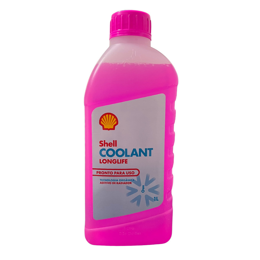 Fluido de Radiador Shell Coolant Longlife Pronto Uso 1L | Shopee Brasil
