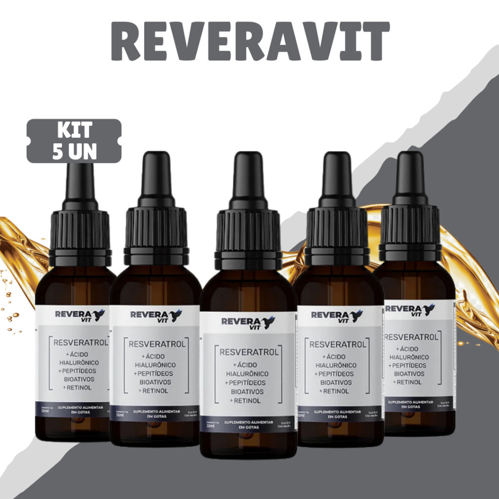 5 ReveraVit Original 30ML Super Oferta | Shopee Brasil