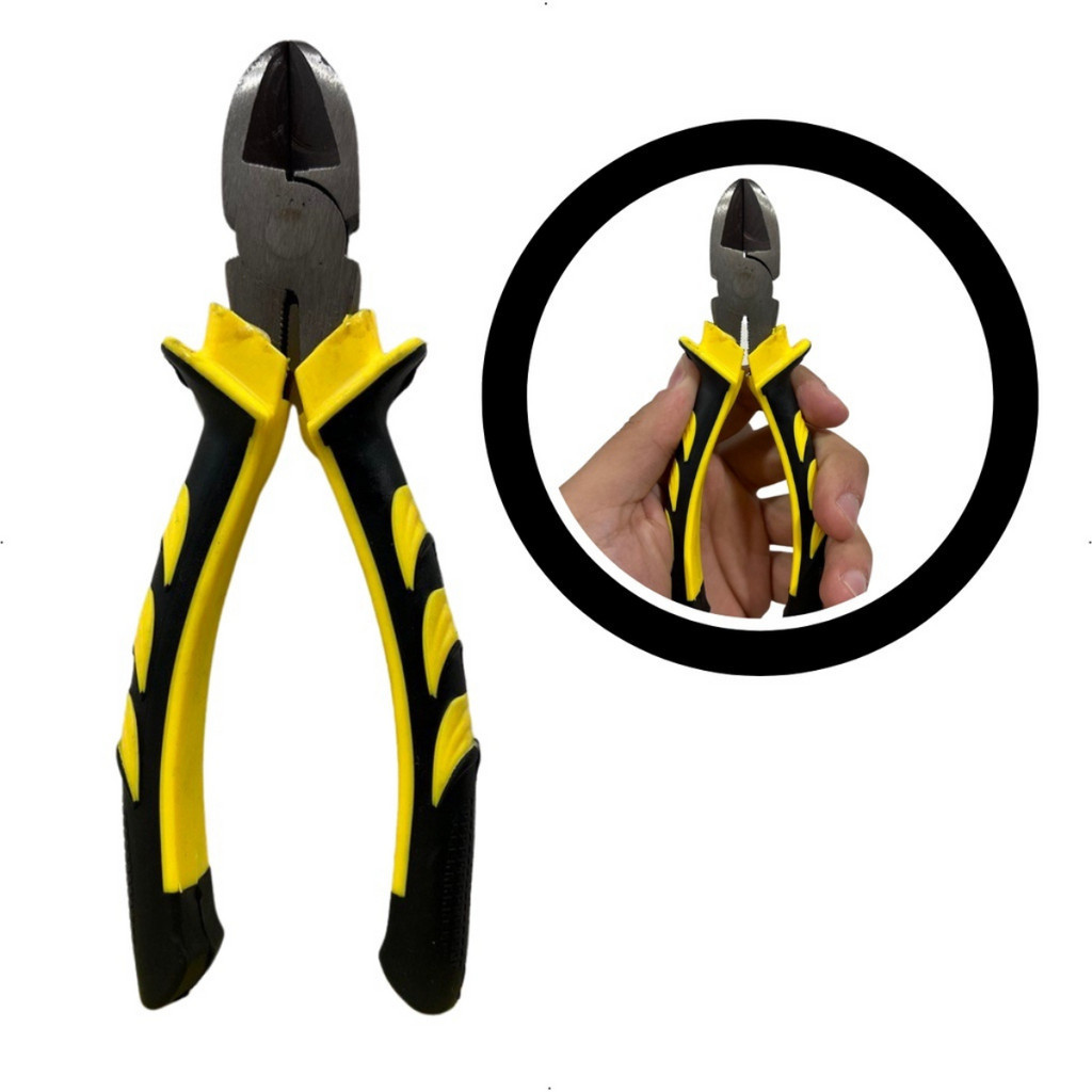 Alicate de Corte 6 Polegadas Cabo Antidelizante PVC Multiuso | Shopee Brasil