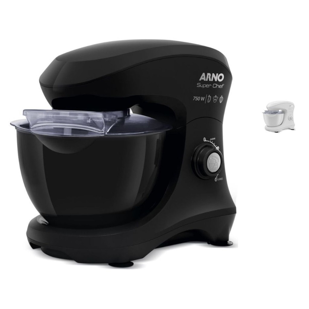 Batedeira Planetária Arno Super Chef 750W 5 litros 15 velocidades | Shopee Brasil