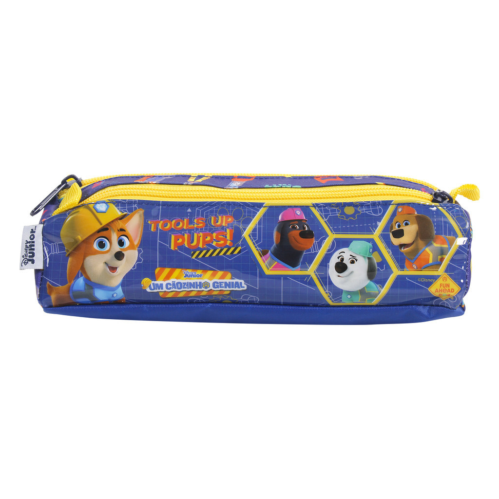 Estojo Soft 3 Divisões Infantil Menino Azul Um Cãozinho Genial Disney ...