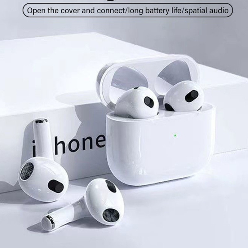 Fone De Ouvido Sem Fio Pro4 TWS inpods 3 Bluetooth 5.0 Esportivo Para iPhone Android | Shopee Brasil