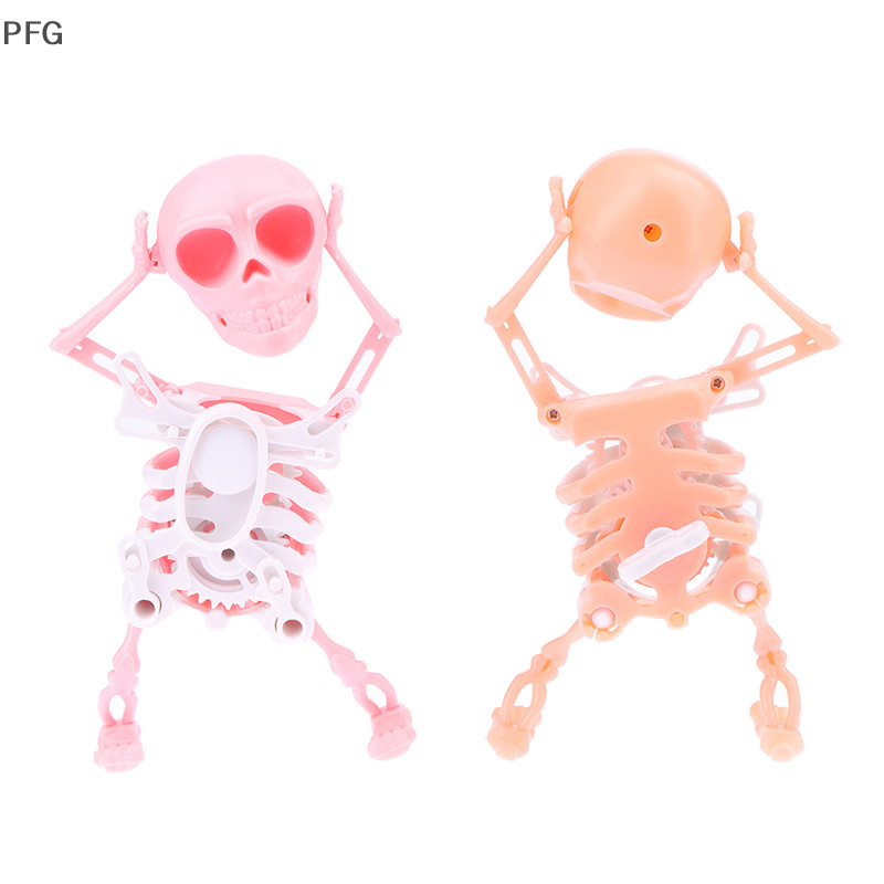 PFG Esqueleto De Crânio Dançante Baloiço Cabeça 3D Anel De Plástico ...