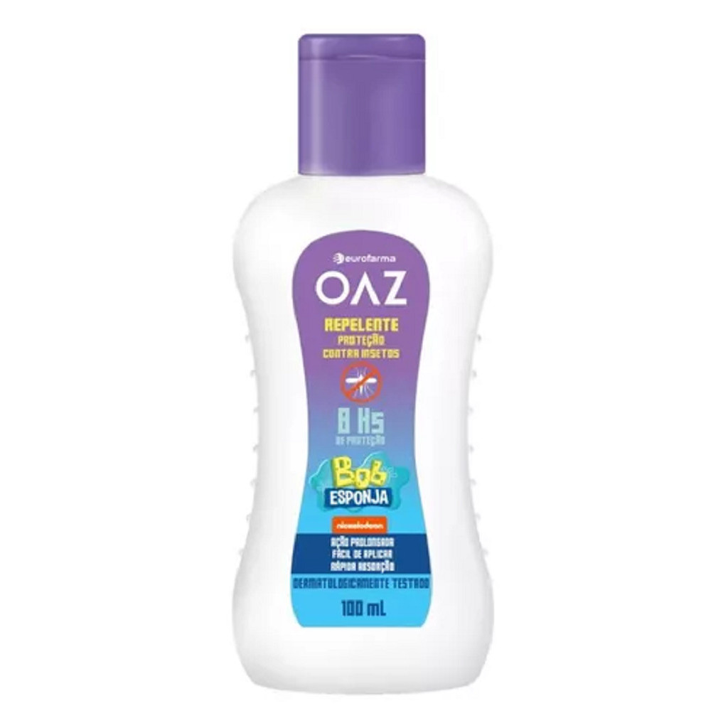 Repelente Infantil Oaz Bob Esponja 100Ml - Eurofarma | Shopee Brasil