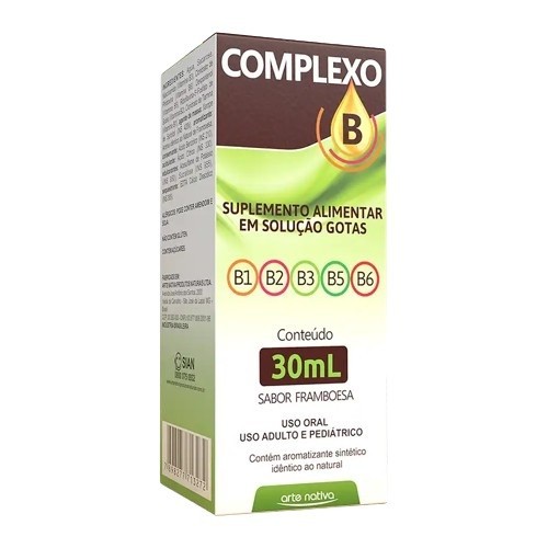 Vitamina Complexo B Gotas 30ml B1 B2 B3 B5 B6 - Arte Nativa | Shopee Brasil