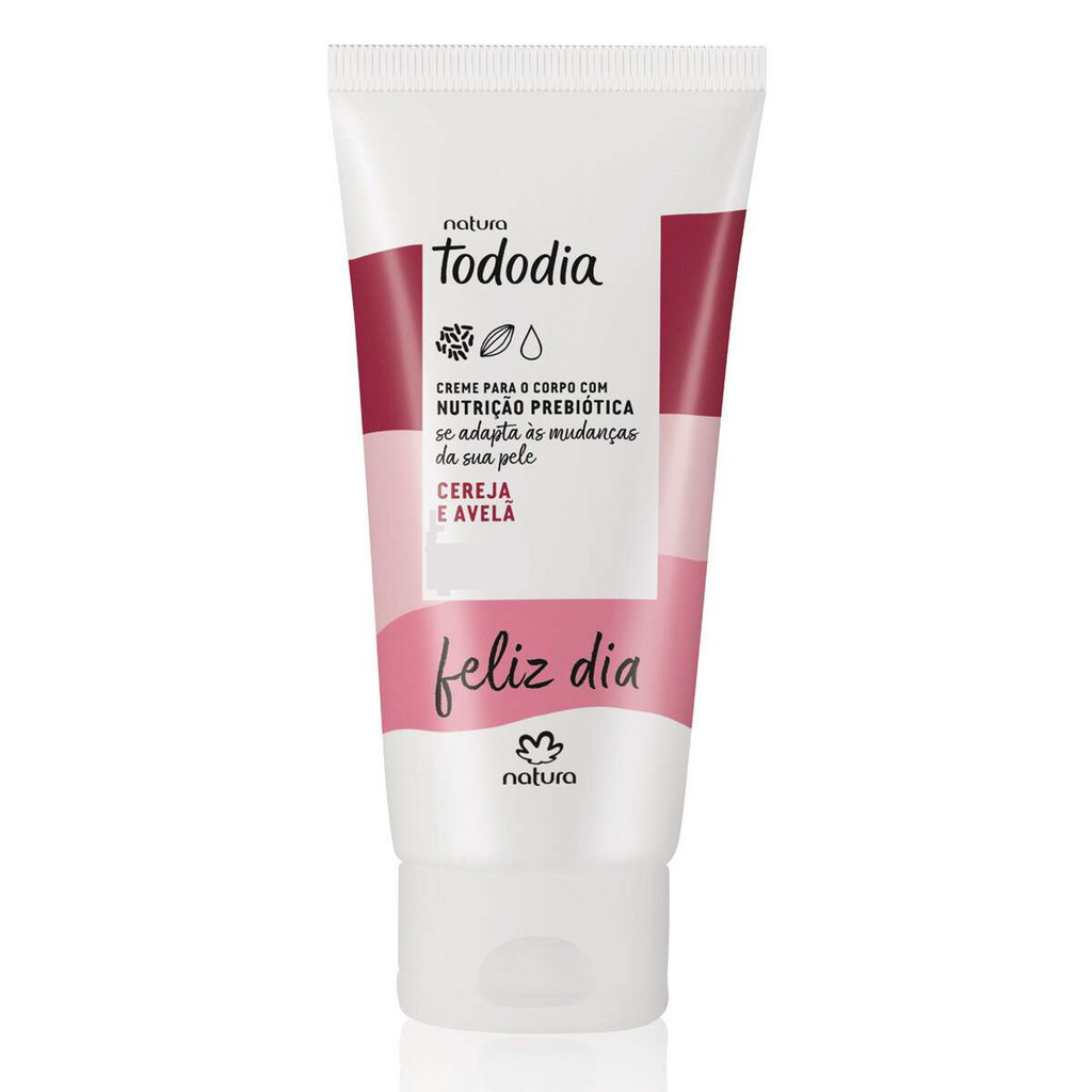 Natura Creme Desodorante Nutritivo para o Corpo Tododia Cereja e Avelã - 50ml | Shopee Brasil