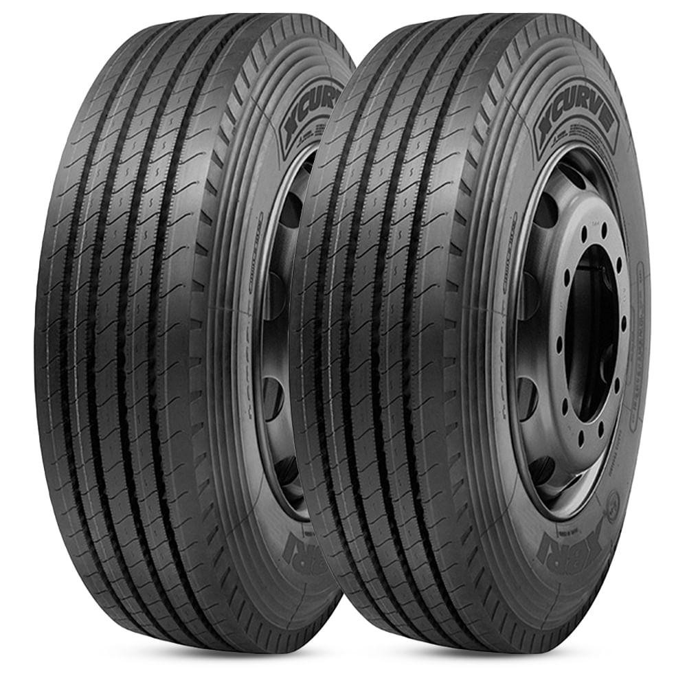 Kit 2 Pneu Aro 295/80R22,5 Xbri 152/149M 18PR TL Xcurve | Shopee Brasil