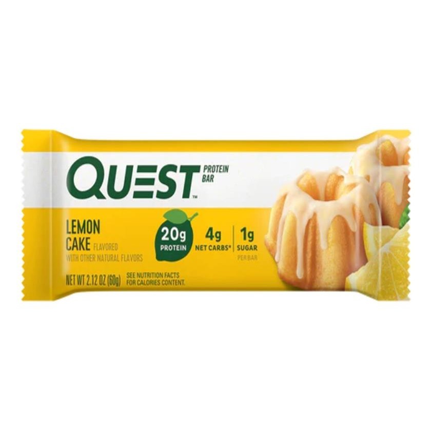 Protein Bar Lemon Quest Lemon Cake 60g - Importada | Shopee Brasil