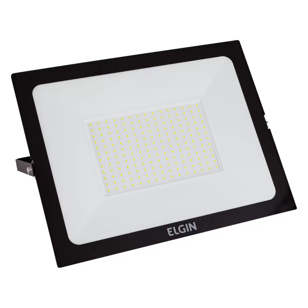 Refletor Projetor Luminária LED 400W 6500K Preto - Elgin | Shopee Brasil