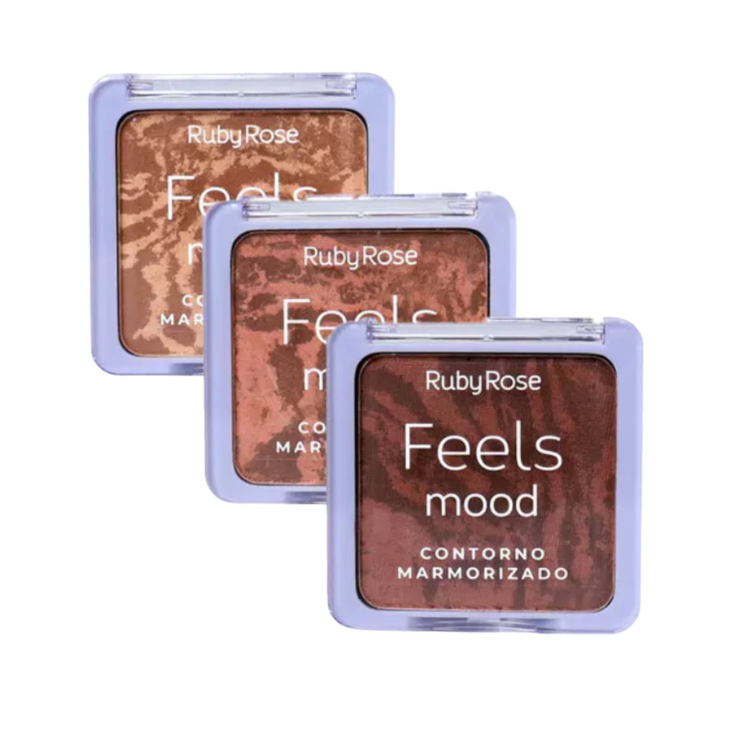 Paleta de Contorno Ruby Rose Feels Mood Marmorizado | Shopee Brasil