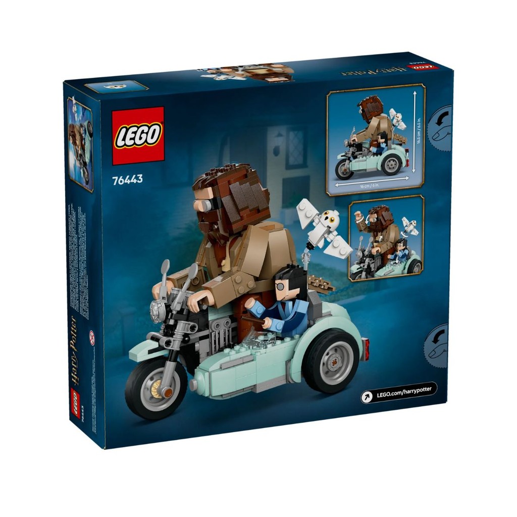 Lego 76443 Passeio De Moto Hagrid e Harry Potter 617 Peças | Shopee Brasil
