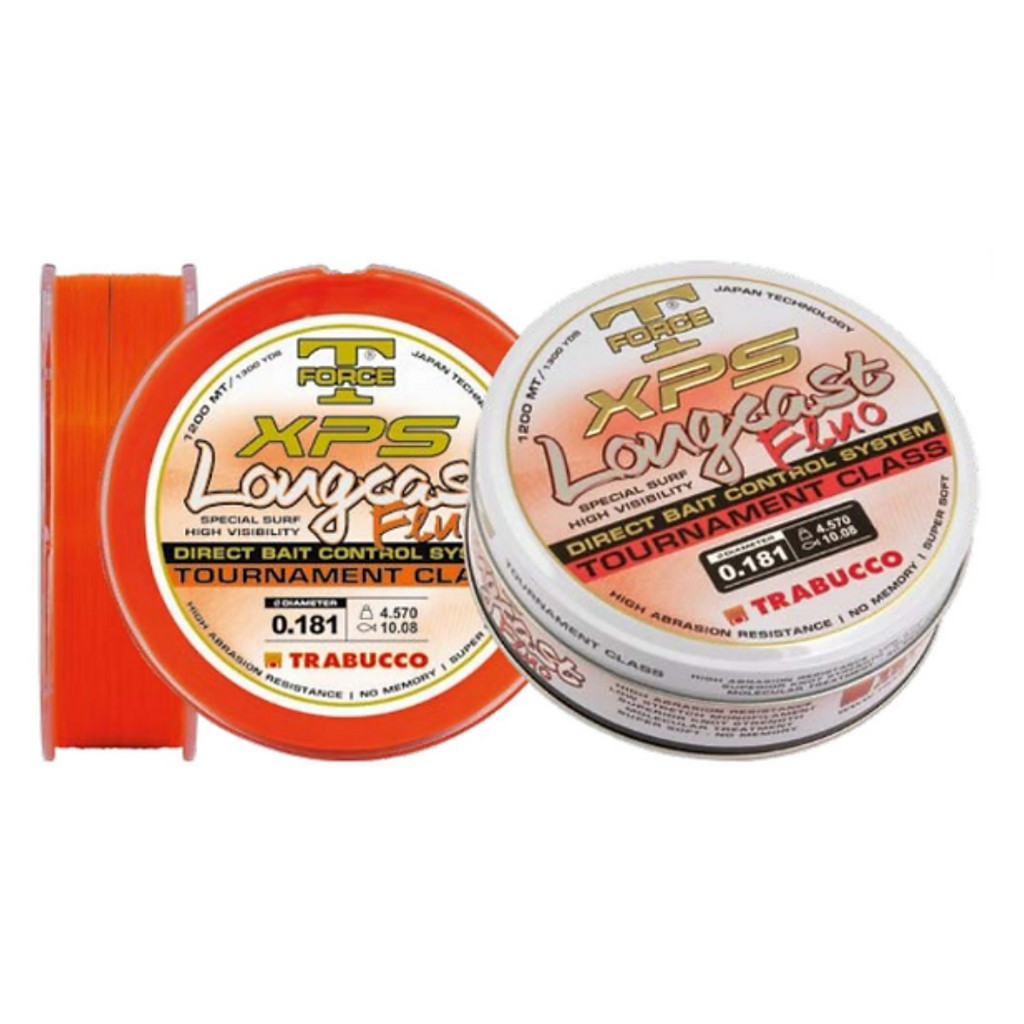 Linha Monofilamento Trabucco - XPS Longcast Fluo - 1200mts | Shopee Brasil
