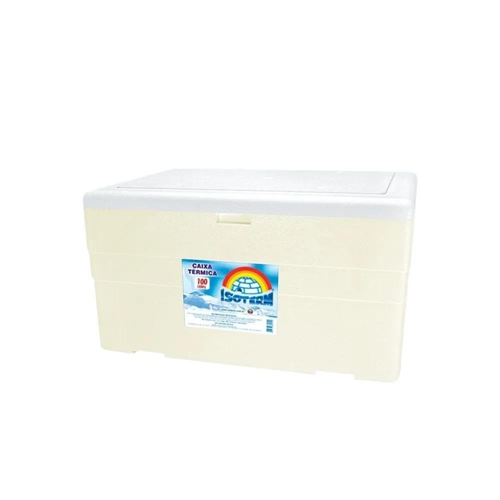 Caixa Térmica De Isopor 100 Litros Com Dreno | Shopee Brasil
