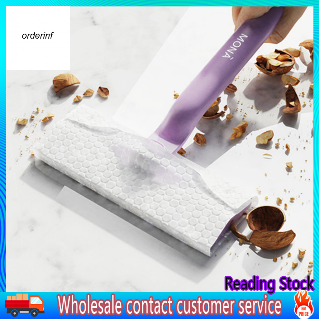 Mini Mop Rotating Handle Disposable Face Washing Towel with Head for ...