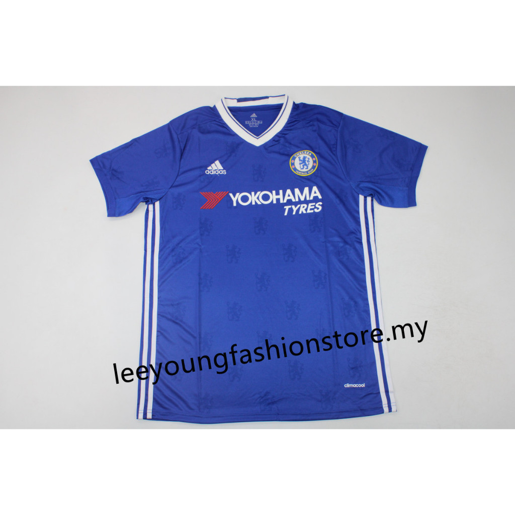 Chelsea 16-17 Casa Jersey De Futebol Retro HAZARD - Escorrega o Preço