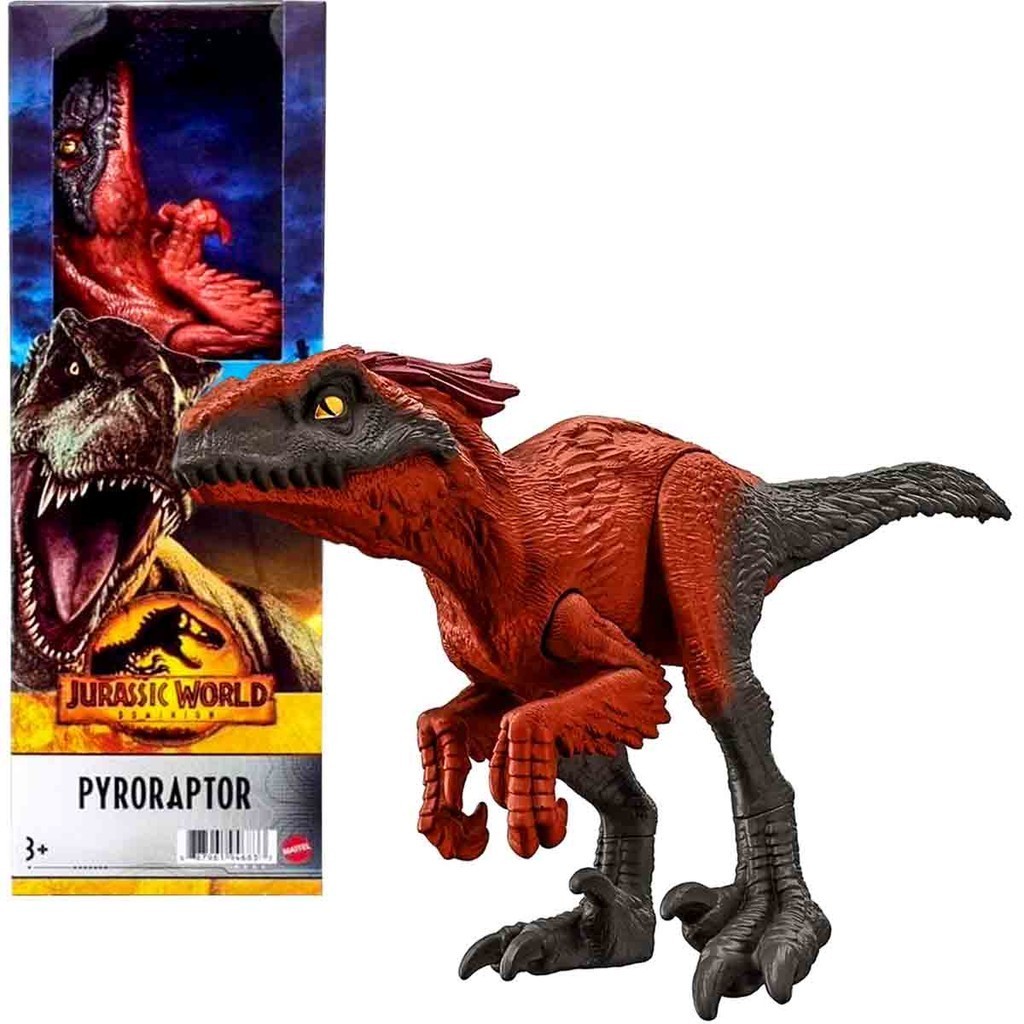 Jurassic World Boneco Dinossauro Pyroraptor - 36 cm - Mattel GWT56 ...