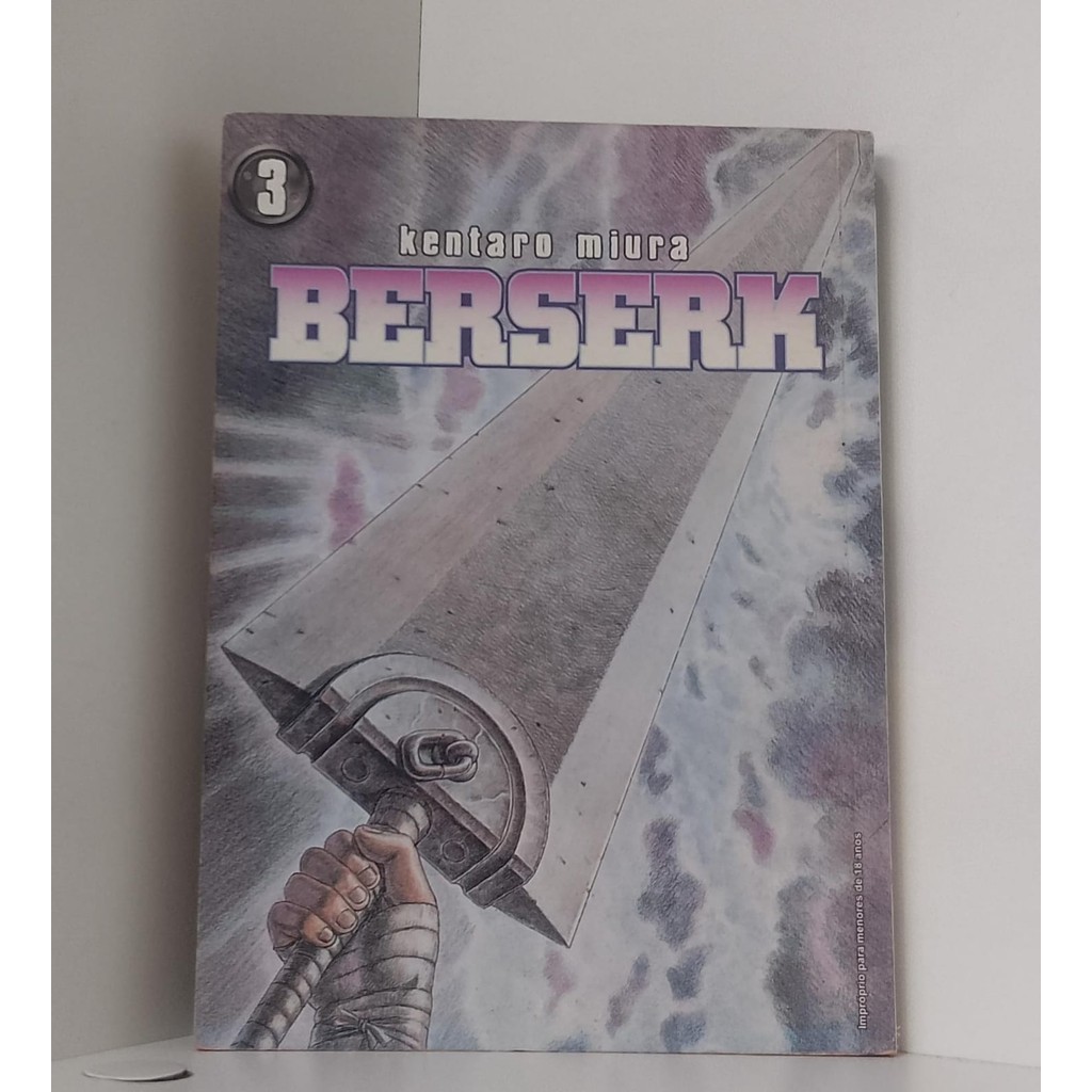 Manga Berserk ( meio tanko ) volume 3 Kentaro Miura | Shopee Brasil