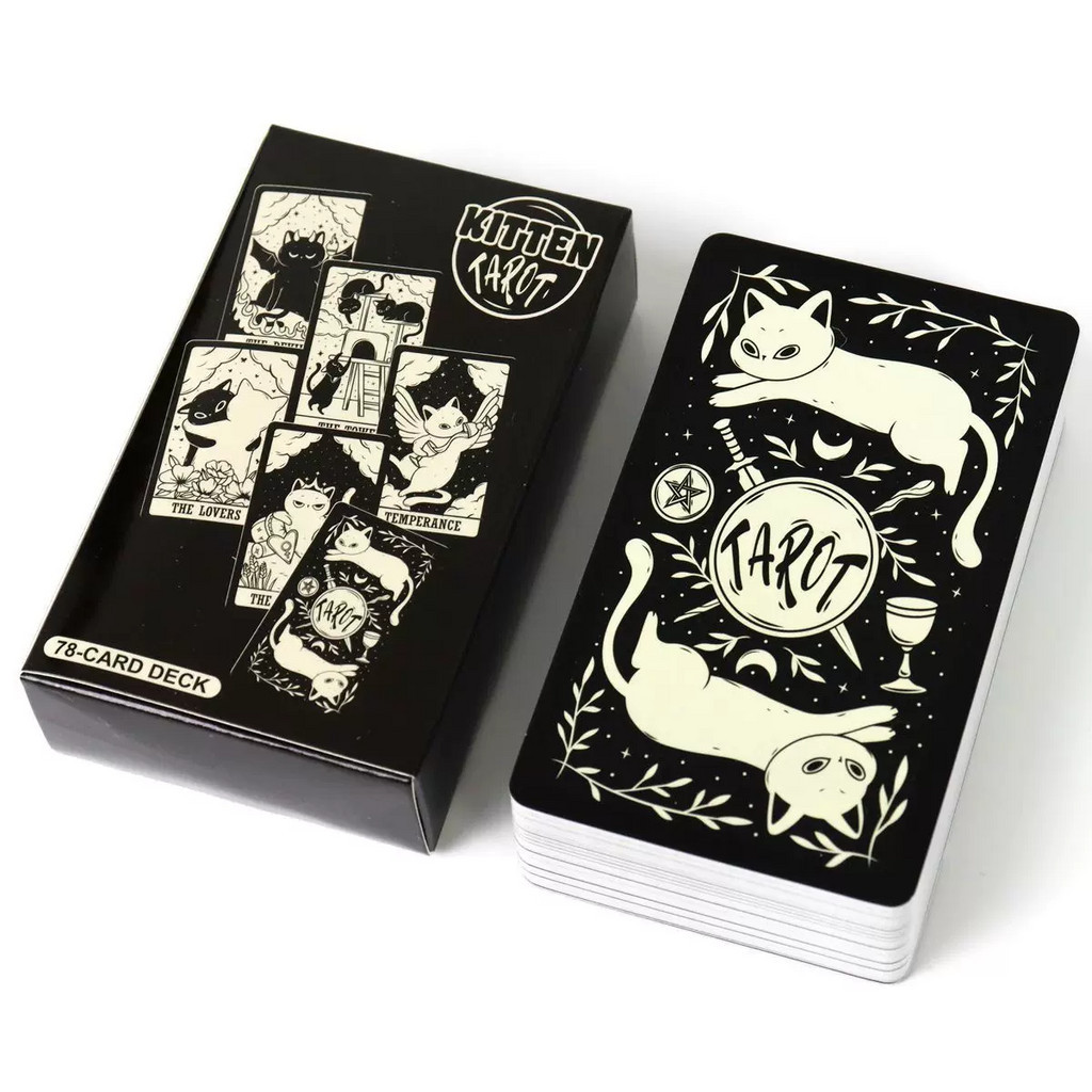 Kitten Tarot Deck 78 Cute Tarot Cards for Beginners Rider-waite Tarot ...