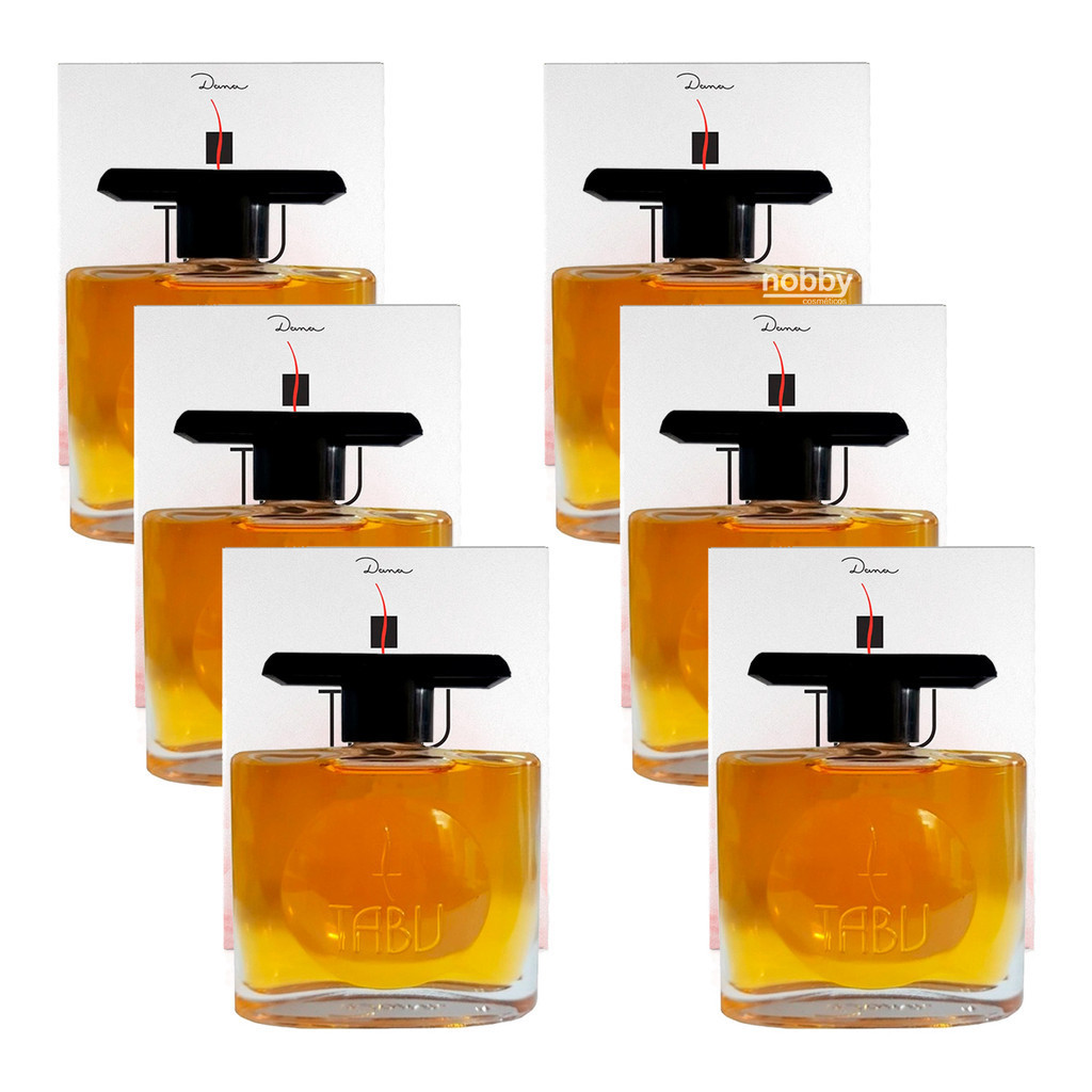 Kit 6 Colônia Tabu Tradicional 60ml Deo Perfume Original Dana | Shopee ...