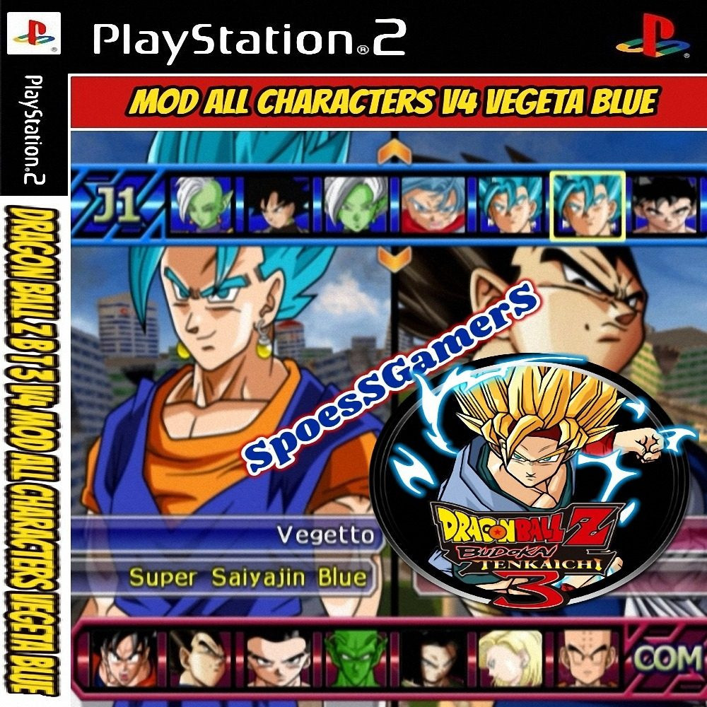 Dragon Ball Ps2 All Characters V4 Vegetto | Shopee Brasil