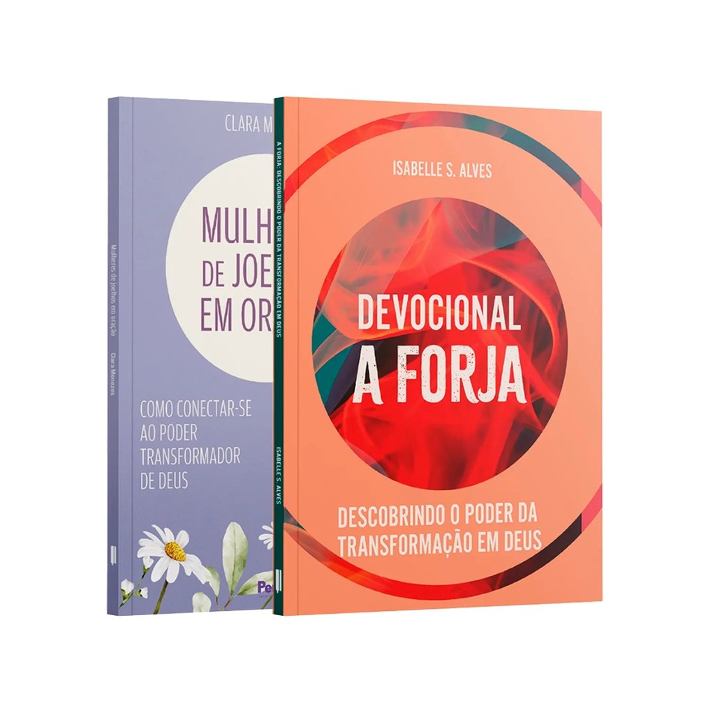 Kit 2 Livros - Chamas da Fé (Devocional a Forja + Mulheres de Joelhos ...