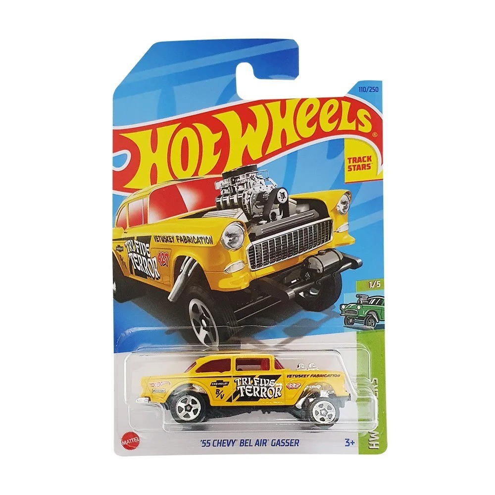 Hot Wheels 110/250 '55 Chevy Bel Air Gasser | Shopee Brasil